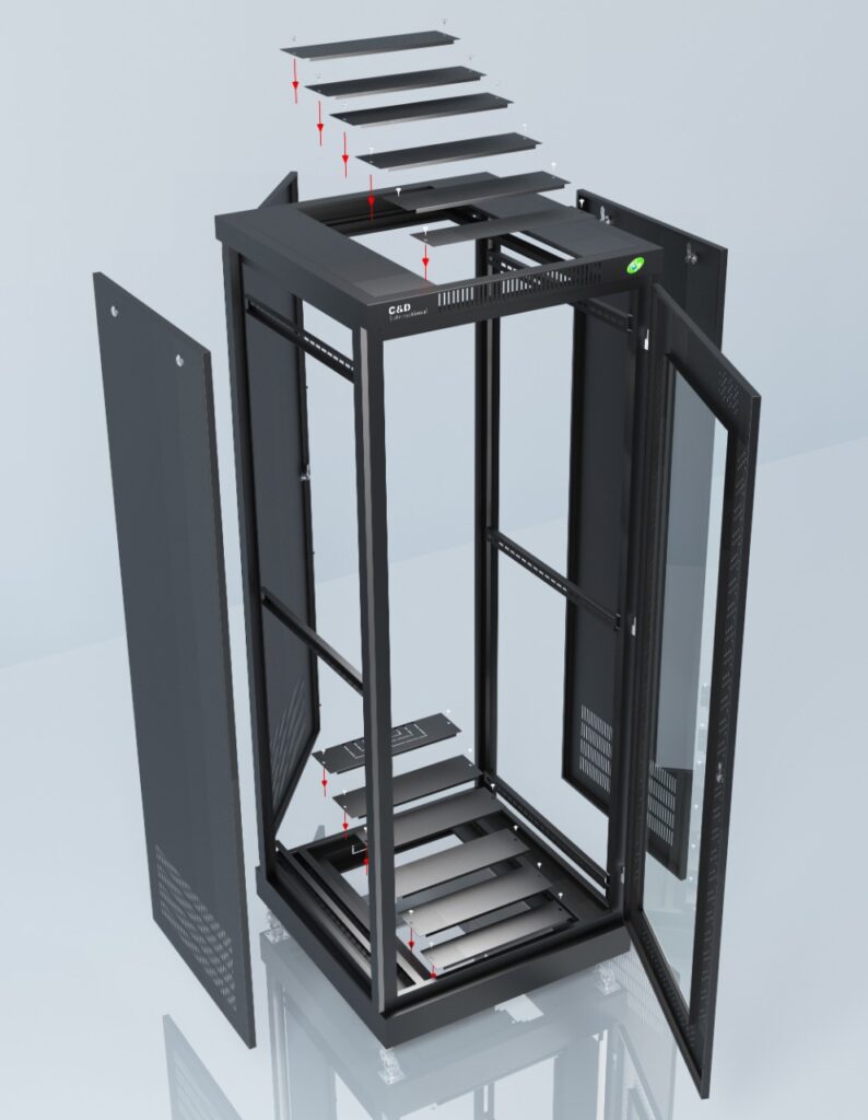 42U Free Standing Network Rack - C & D International (Pvt) Limited