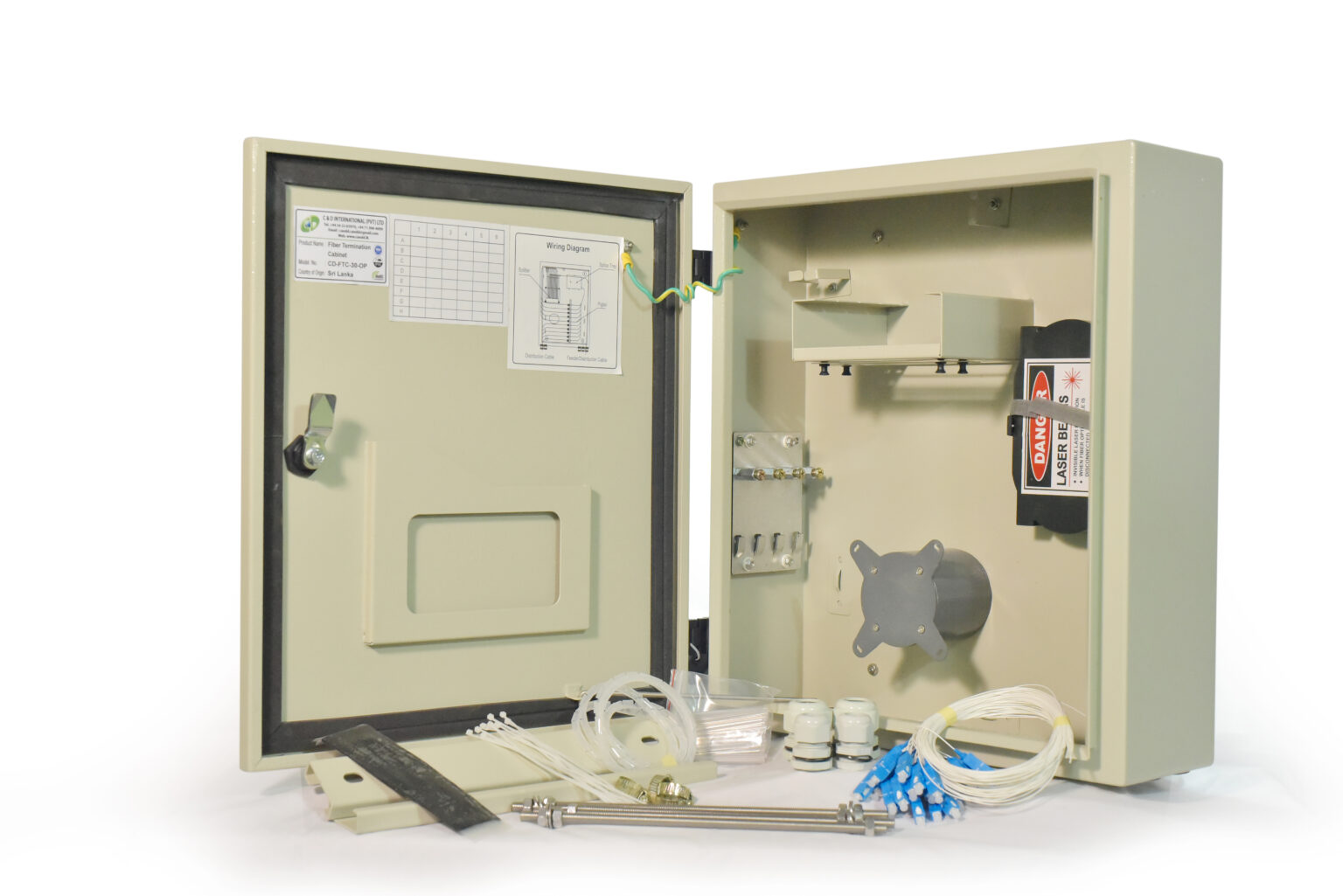 20 Port Fiber Termination Cabinet - C & D International (Pvt) Limited